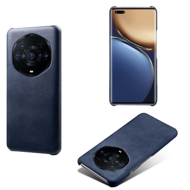 สำหรับเกียรติยศ Magic3 Pro + น่องเนื้อ PC + PU กรณีโทรศัพท์ (สีฟ้า)