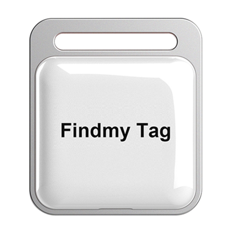 Findmy Tag Square Smart Bluetooth Anti- lost Alarm Locator Tracker(White)