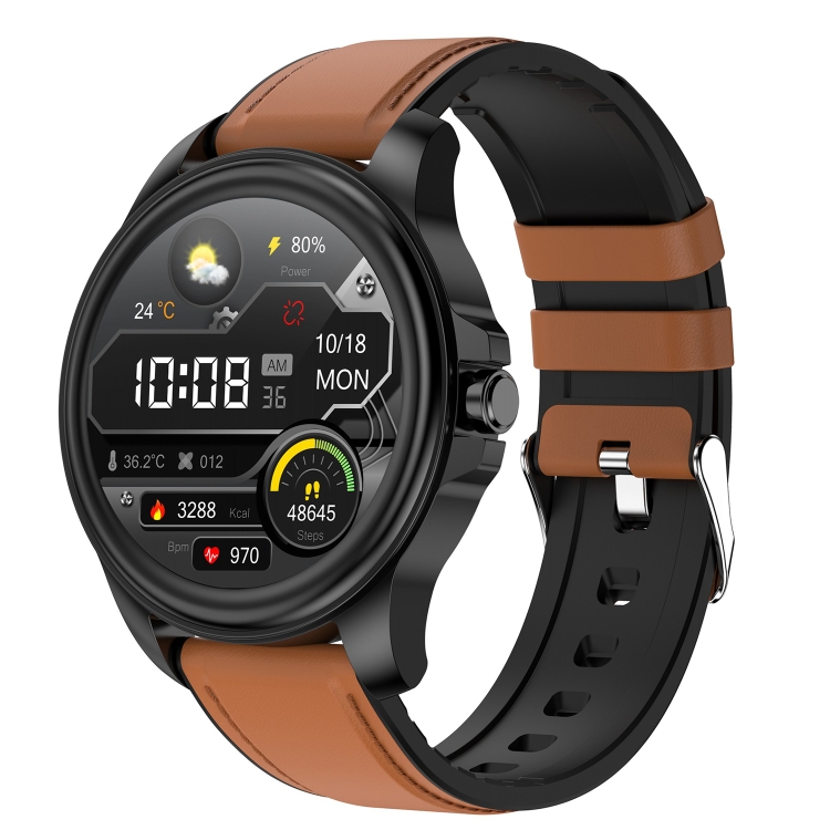 TK12 1,96 polegadas IP67 pulseira de couro à prova d'água Smart Watch ...