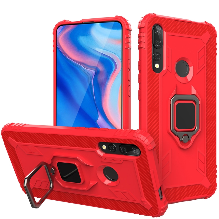For Huawei Y9 Prime 2019 Carbon Fiber Protective Case with 360 Degree ...