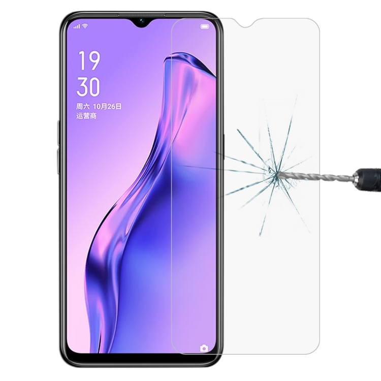 สำหรับ OPPO A8 0.26mm 9H พื้นผิวความแข็ง 2.5D ระเบิดกระจกนิรภัยฟิล์มแบบ ...