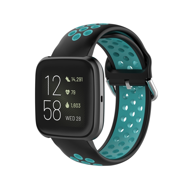 สำหรับ Fitbit Versa 2 / Versa / Versa Lite 23 มม. เข็มกลัดสองแถบนาฬิกา ...