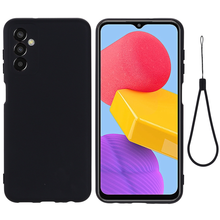 For Samsung Galaxy F13 4G Solid Color Liquid Silicone Shockproof Full ...