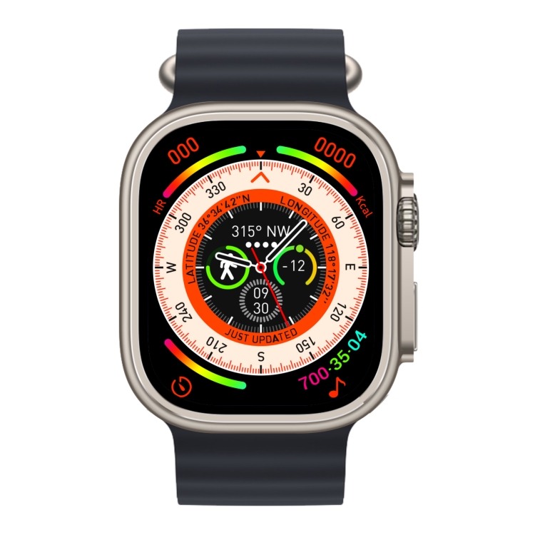 S18 Ultra 2.1 inch Wireless Charging Smart Watch Support NFC / Heart ...