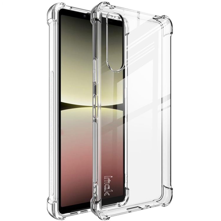 For Sony Xperia 5 IV imak Shockproof Airbag TPU Phone Case(Transparent)