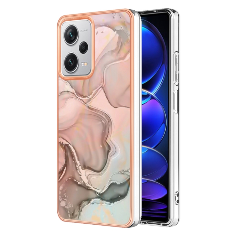 สำหรับ Xiaomi Redmi Note 12 Pro + 5G Global Electroplating Marble เคส ...