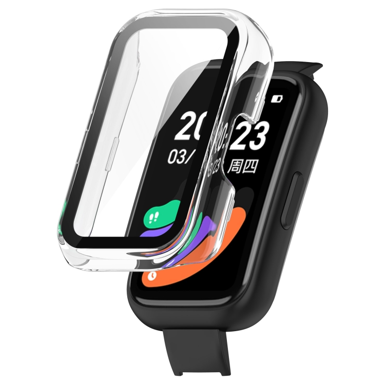 Keep Band B3 PC용 + 강화 유리 필름 통합 시계 보호 케이스(투명)