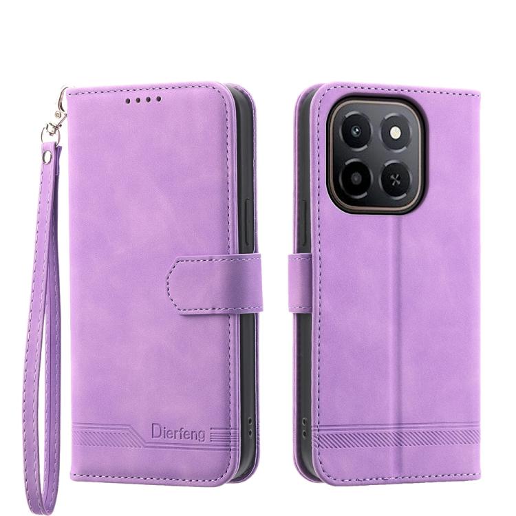For Honor 400 Lite Global Dierfeng Dream Line TPU Hybrid PU Leather ...