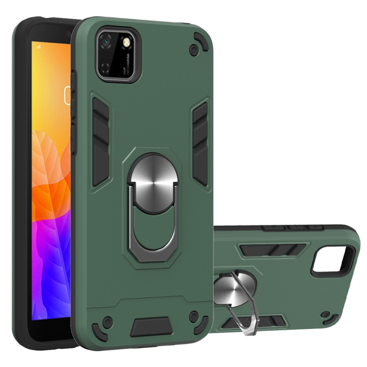 สำหรับ Huawei Y5P (2020) 2 in 1 Armor Series PC + เคสป้องกัน TPU พร้อม ...