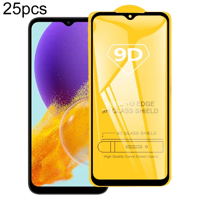 สำหรับ Samsung Galaxy Jump 3 25 ชิ้น 9D เต็มกาวฟิล์มกระจกนิรภัยหน้าจอ