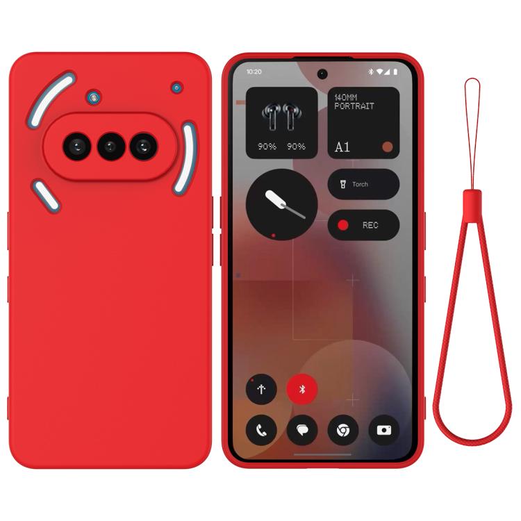 For Nothing Phone 3a Solid Color Liquid Silicone Dropproof Full ...