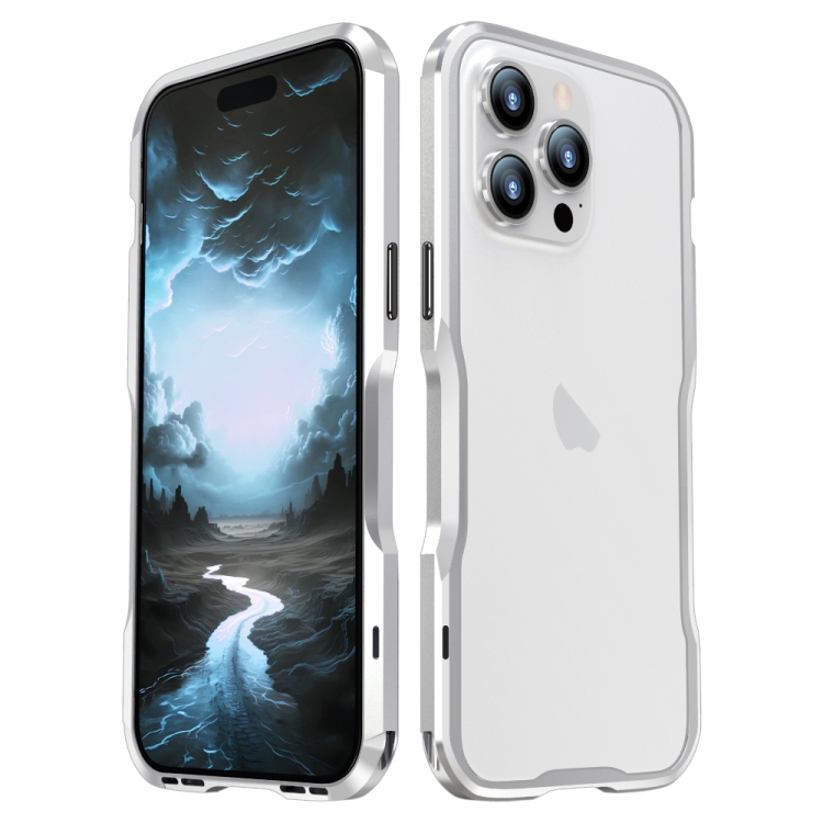 สำหรับ iPhone 15 โปรแม็กซ์ Sharp Edge แม่เหล็กกันกระแทกกรอบโลหะเคส ...