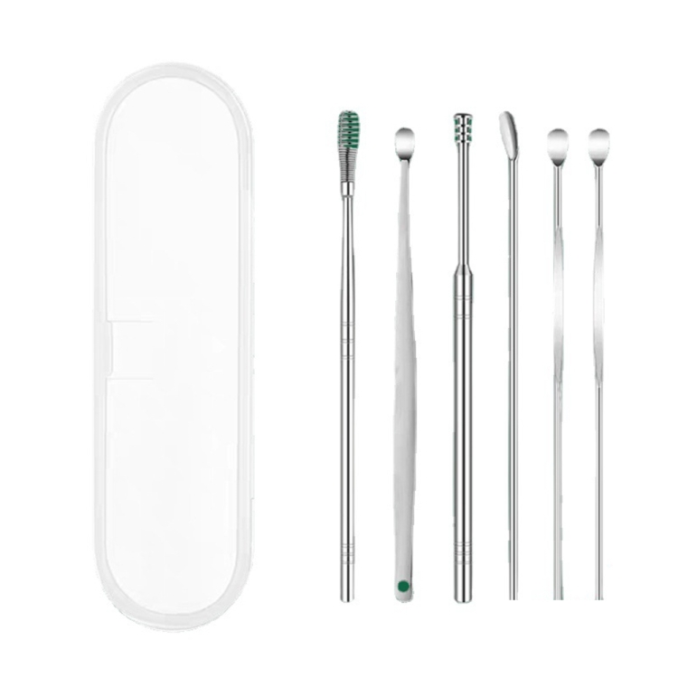Creative Ear Scoop 6pcs Set Portable Boxed Ear Scoop Set