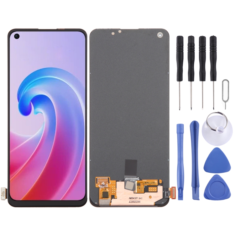 สำหรับ OPPO A96 5G Original AMOLED หน้าจอ LCD พร้อม Digitizer Full ASSEMBLY