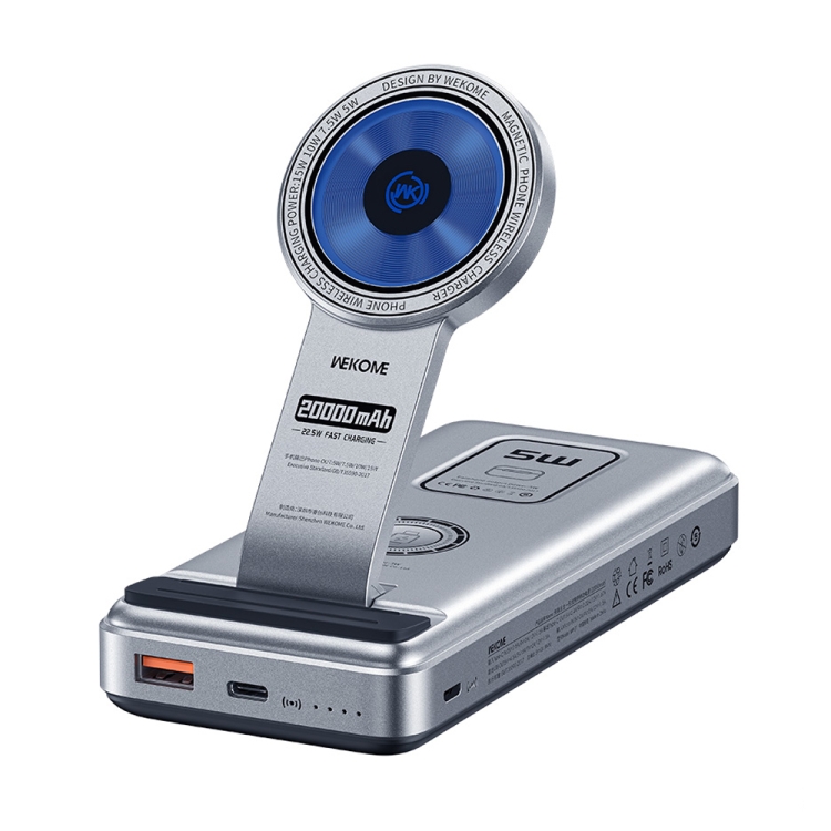 WK WP-37 Pioneer Series 5 in 1 20000mAh Magnetic Wireless Fast Charging ...