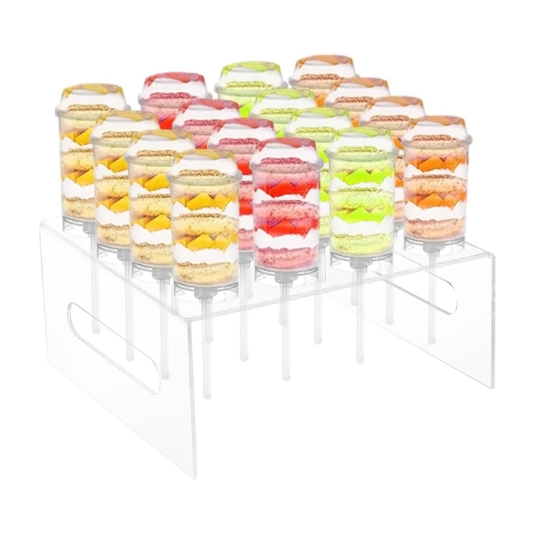 YX043 Acrylic Transparent Tui Tui Le Cake Cone Display Stand 16-hole ...