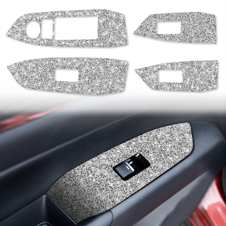For Mazda CX-5 2017-2018 Car Window Button Panel Diamond Decorative ...
