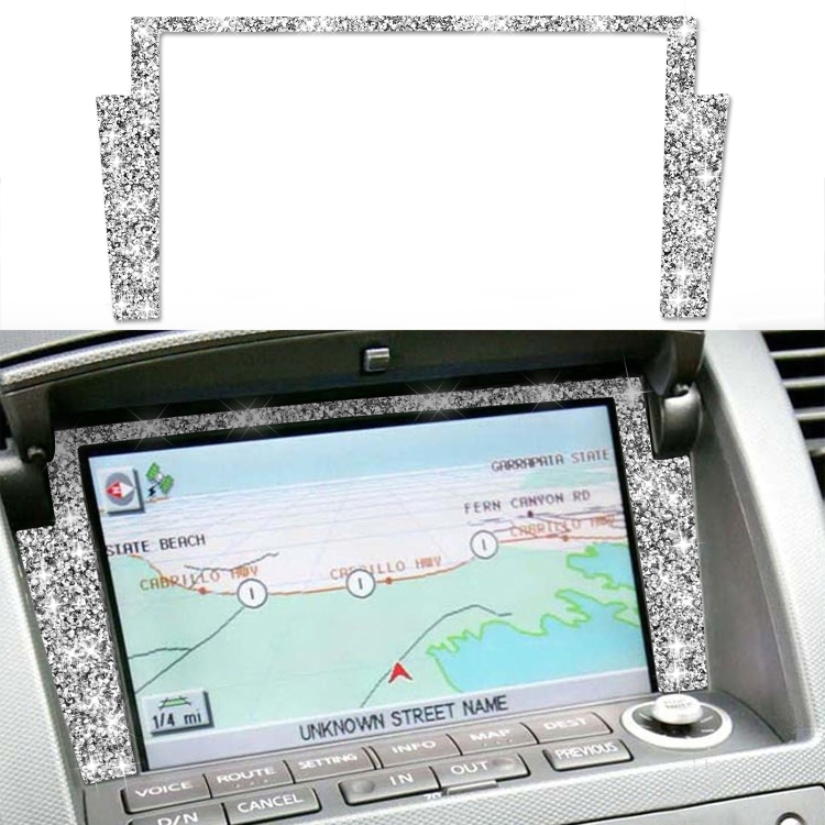 For Nissan 350Z 2003-2009 Car Navigation Frame Diamond Decorative ...