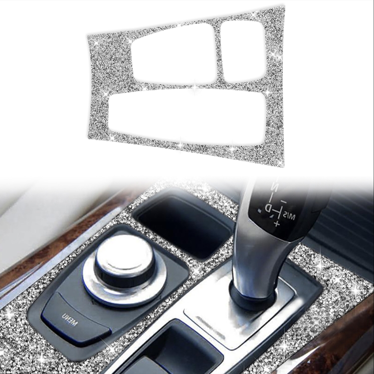 For BMW X5 E70 2008-2013 / X6 E71 2009-2014 Car Gear Panel Diamond ...