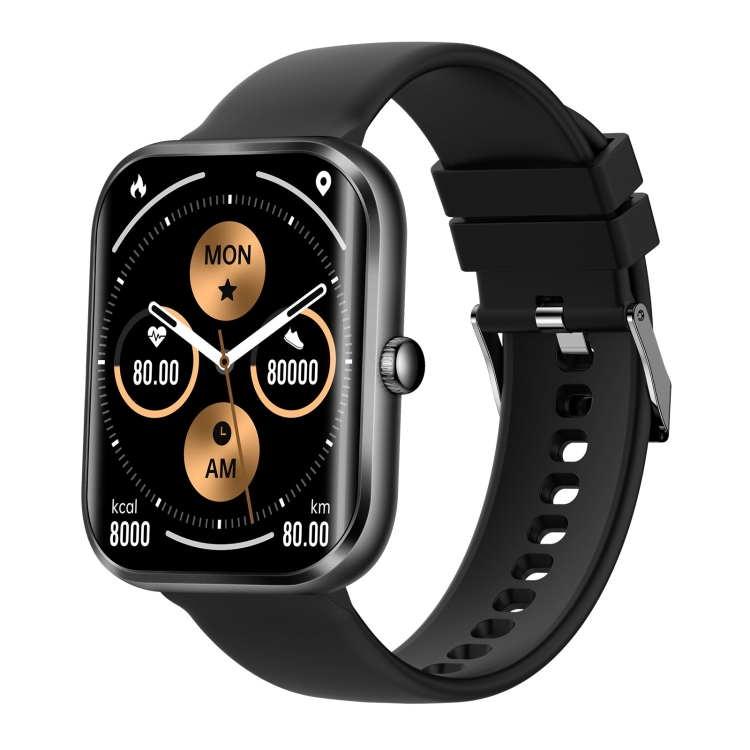 AK58 สมาร์ทวอทช์หน้าจอ Bluetooth ขนาด 1.96 นิ้ว, สายซิลิโคน, รองรับการ ...