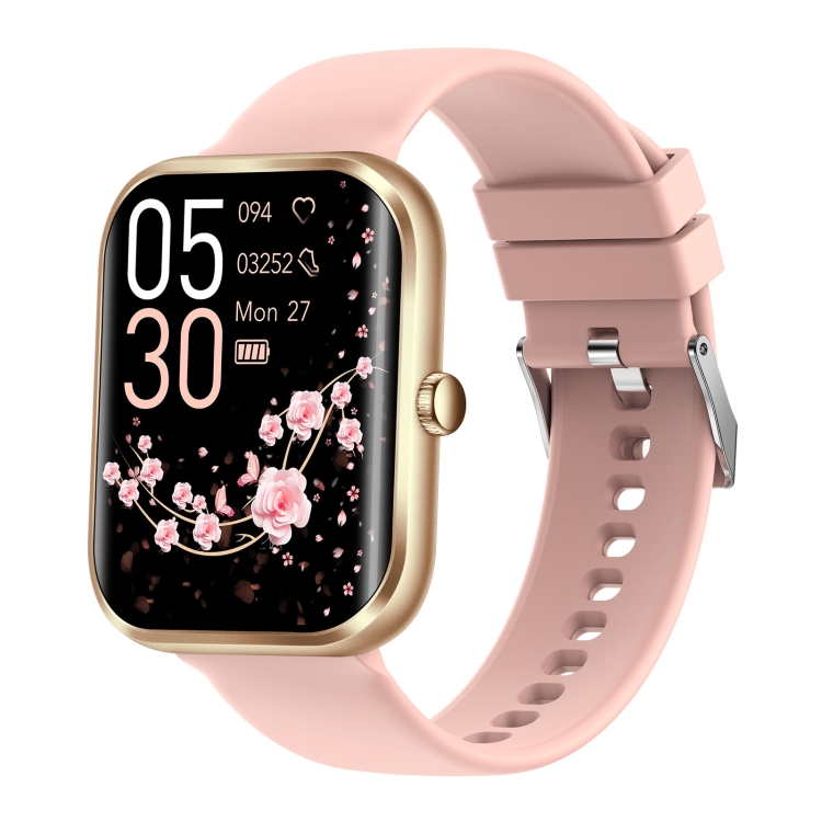 AK58 สมาร์ทวอทช์หน้าจอ Bluetooth ขนาด 1.96 นิ้ว, สายซิลิโคน, รองรับการ ...