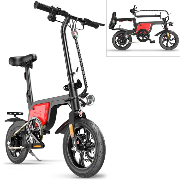 IPX5 Waterproof Foldable Electric Bicycle Adult Small Electric Bicycle ...