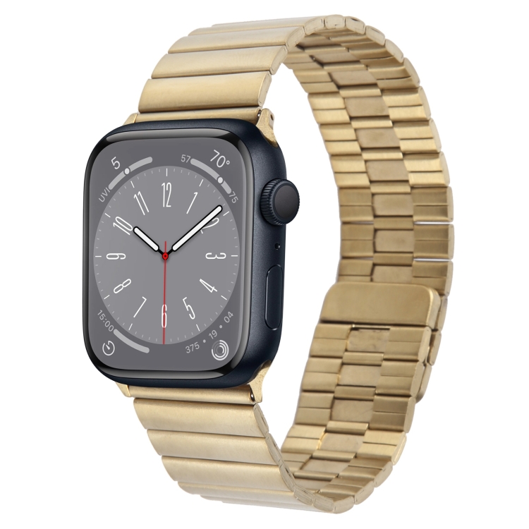 สำหรับ Apple Watch Series 8 41 มม. ไม้ไผ่สแตนเลสสตีลสายนาฬิกาแม่เหล็ก ...