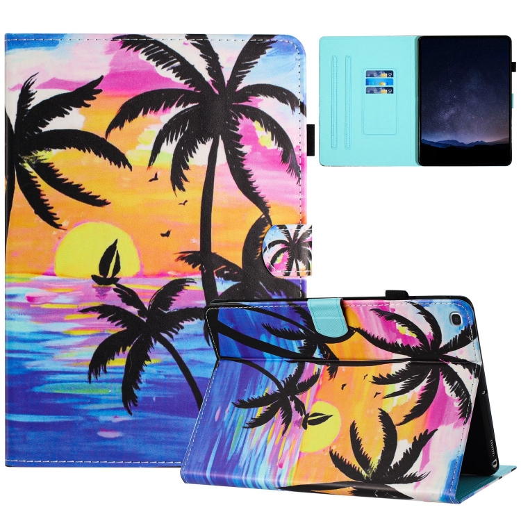 For Samsung Galaxy Tab S6 Lite Painted Litchi Leather Sewing Smart ...