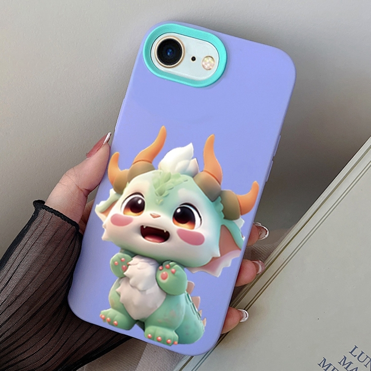 เคสโทรศัพท์ Loong Baby PC Hybrid TPU สำหรับ iPhone 7 / 8 / SE 2022 (สีม่วง)