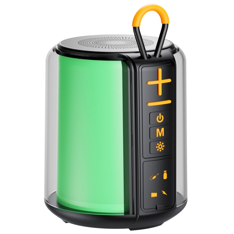 AEC S16 Portable LED Light Rainbow RGB Bluetooth Wireless TWS Speaker ...