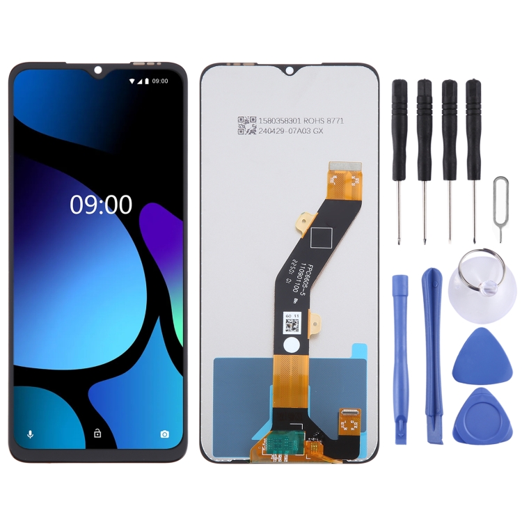 สำหรับ itel A05s OEM หน้าจอ LCD พร้อม Digitizer Full Assembly