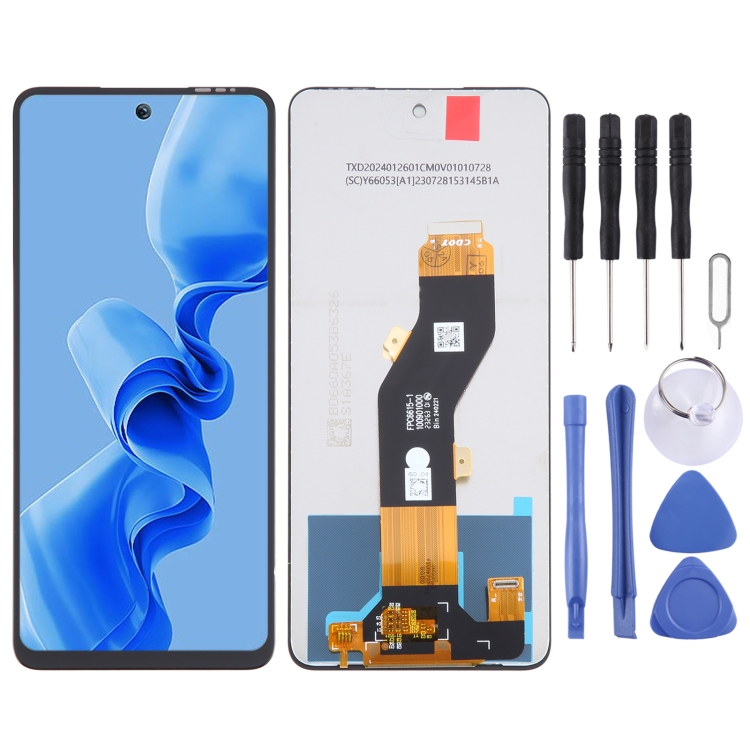 สำหรับ itel S24 OEM หน้าจอ LCD พร้อม Digitizer Full Assembly