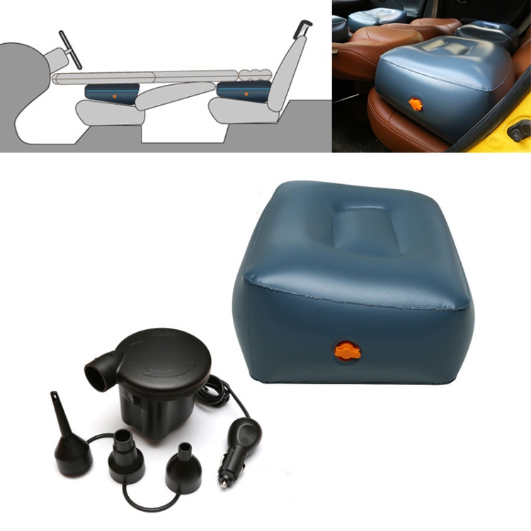 Z2Q1 PVC Step Stool + Car Pump Universal Car Travel Inflatable Stool