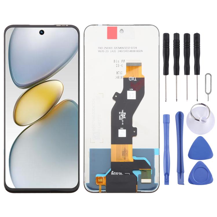 For Tecno Spark GO 2025 OEM LCD Screen with Digitizer Full Assembly