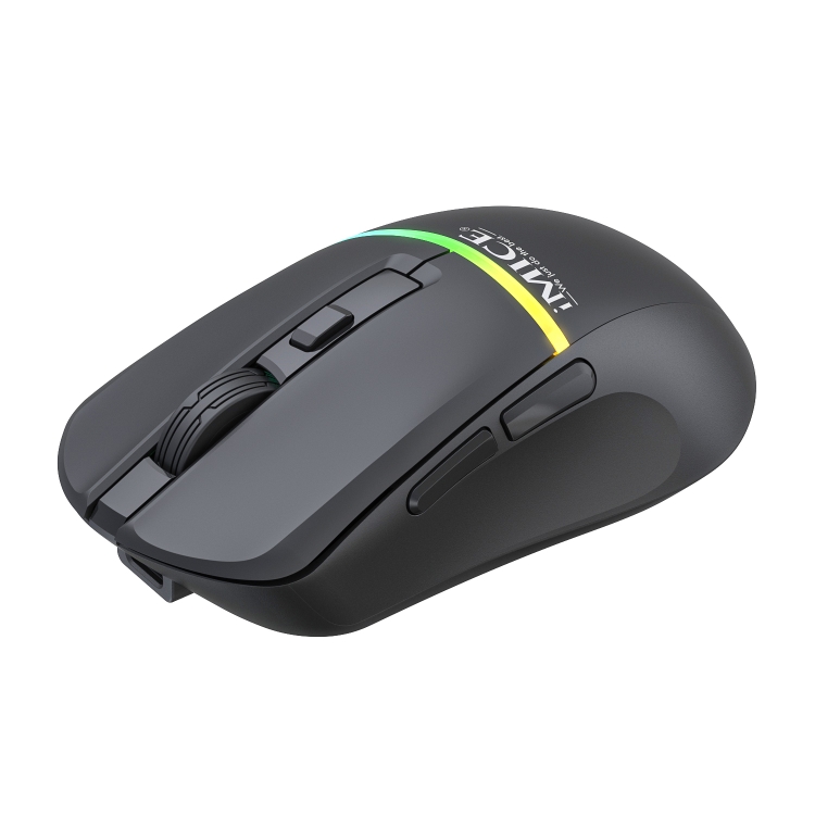 iMICE G905 Bluetooth Dual Mode 6-Key Silent Wireless Gaming Mouse(Black)