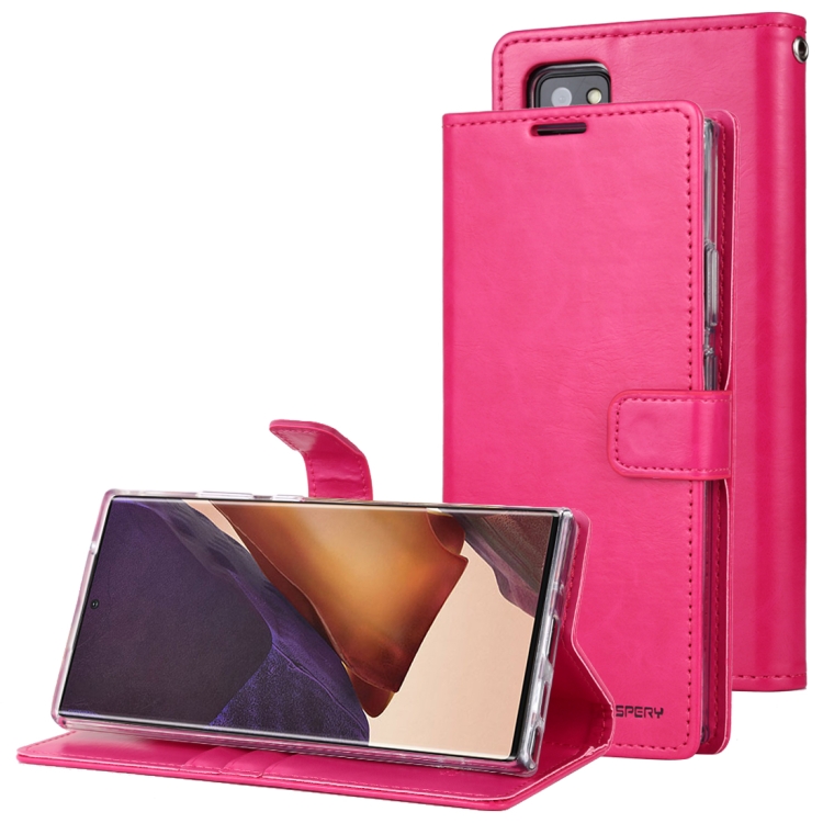 สำหรับ Samsung Galaxy Note20 GOOSPERY BLUE MOON Crazy Horse Texture ซอง ...