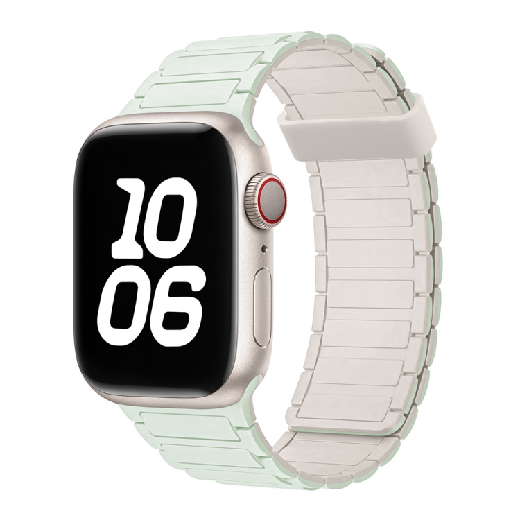 Dây đeo đồng hồ silicon hình vòng tròn từ tính ba hạt cho Apple Watch ...