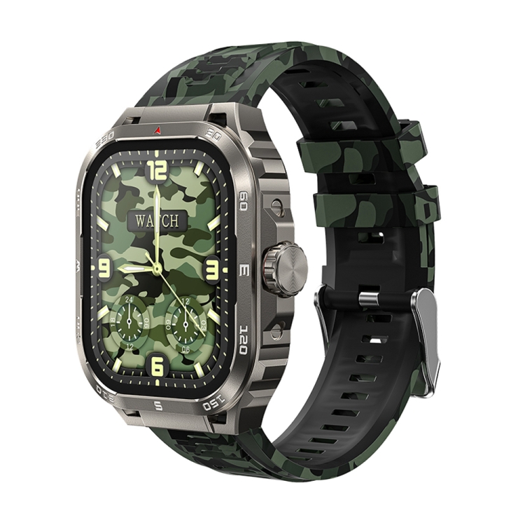 WK WH-03 2.01 inch Smart Watch Supports Bluetooth Calls(Camouflag)