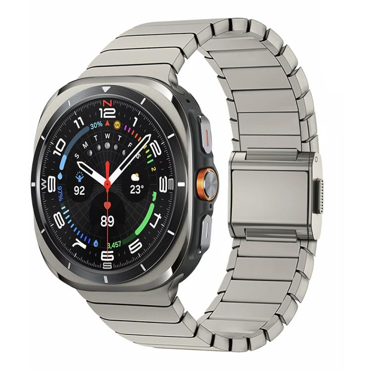 For Samsung Galaxy Watch Ultra 47mm / Ultra 2025 Bamboo Norman Buckle ...