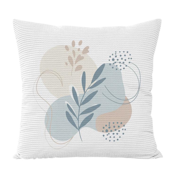 Fresh Leaves Printed Sofa Pillow Case No Core Print On Your Demand ...