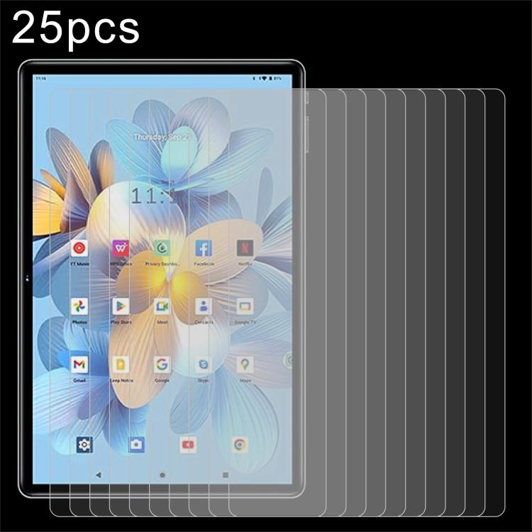 For ZIOVO Z138 10.1 25pcs 9H 0.3mm Explosion-proof Tempered Glass Film