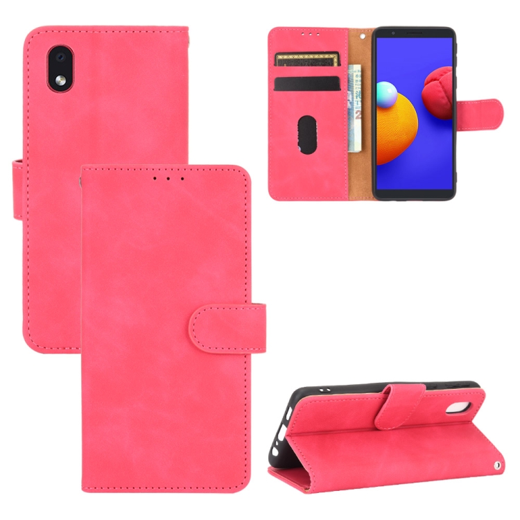 For Samsung Galaxy M01 Core / A01 Core Solid Color Skin Feel Magnetic ...