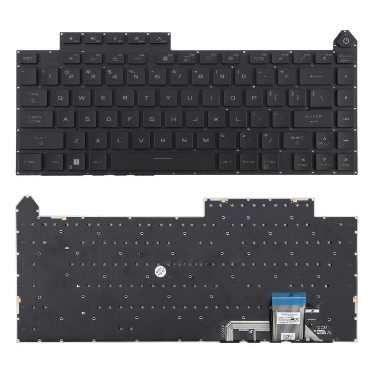 US Version RGB Backlit Laptop Keyboard for Asus ROG Strix G16 G614 ...