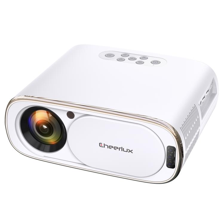 Cheerlux C16A Android Version 1920x1080P 450ANSI Smart Projector, US ...