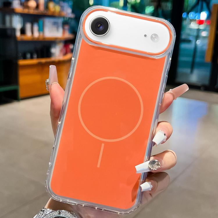 For iPhone 16 Pro Official Color Element Magsafe Phone Case(Orange)