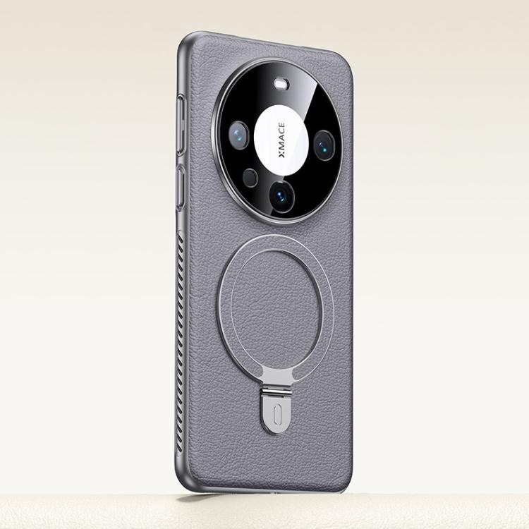 For Huawei Mate 80 Pro Max Electroplated PC Cooling Leather Holder ...