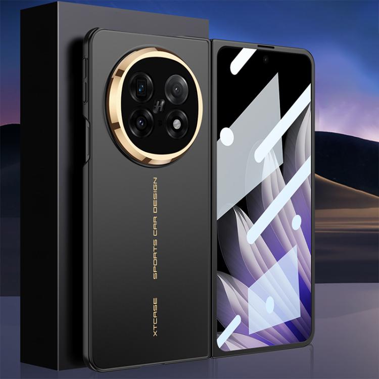 Funda plegable ultrafina integrada GKK para OPPO Find N5 (morada)