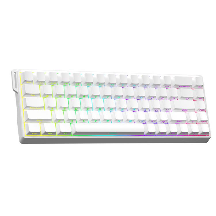 AULA WIN68HE MAX Version 68 Keys RGB Wired Keyboard(Dark+Light+Yellow ...