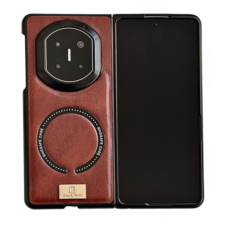 For Huawei Mate X7 Crazy Horse Pattern MagSafe Magnetic Phone Case(Blue)