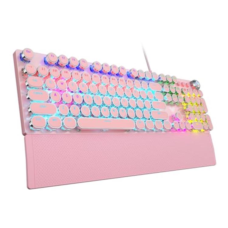 AULA F2088 104 Keys Wired Steampunk Retro Gaming Mechanical Keyboard ...